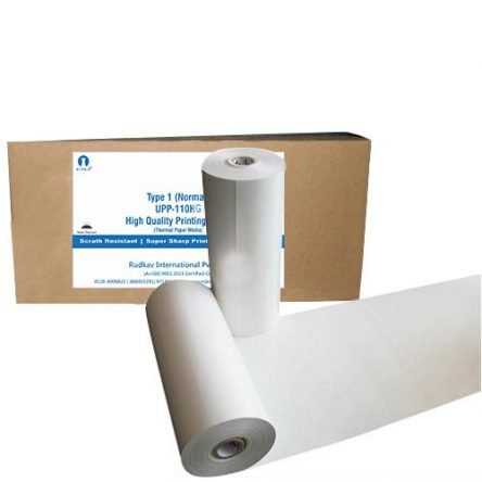 White Ultrasound Thermal Paper UPP - Ultrasound paper rolls
